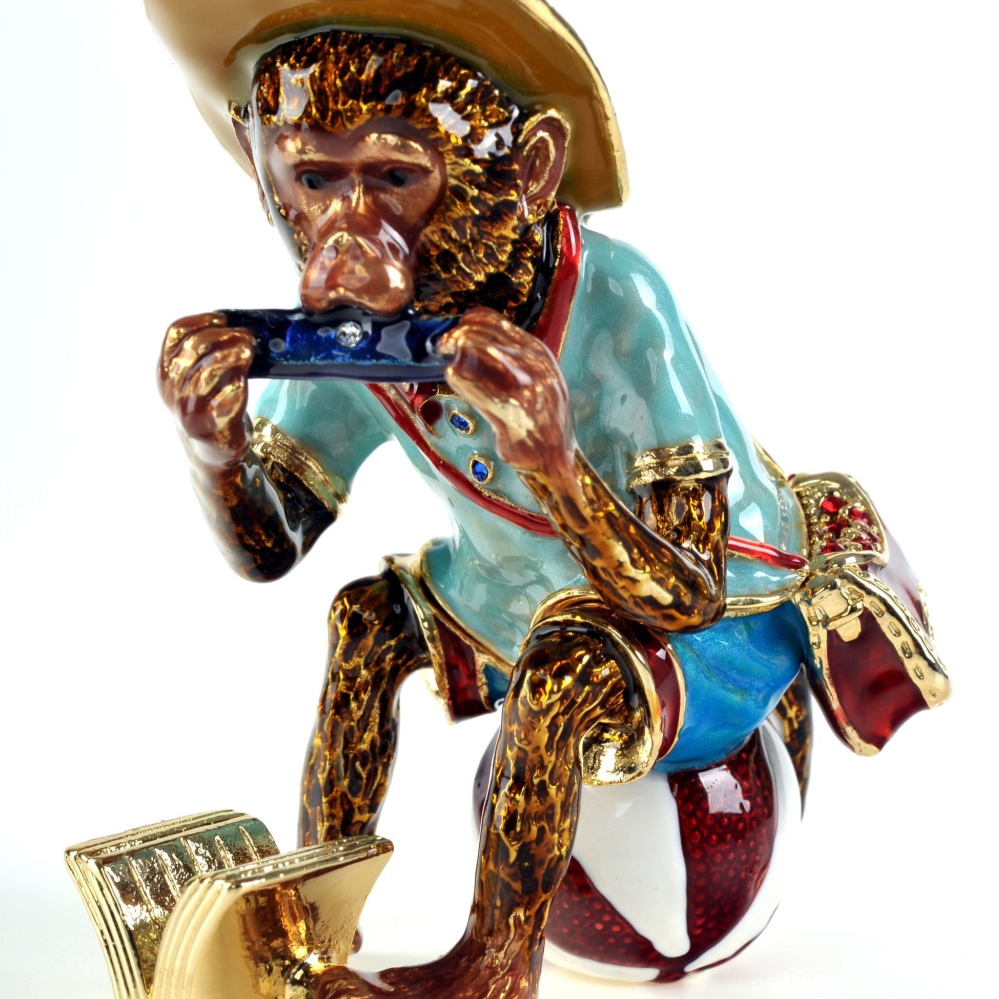 Monkey Playing the Harmonica