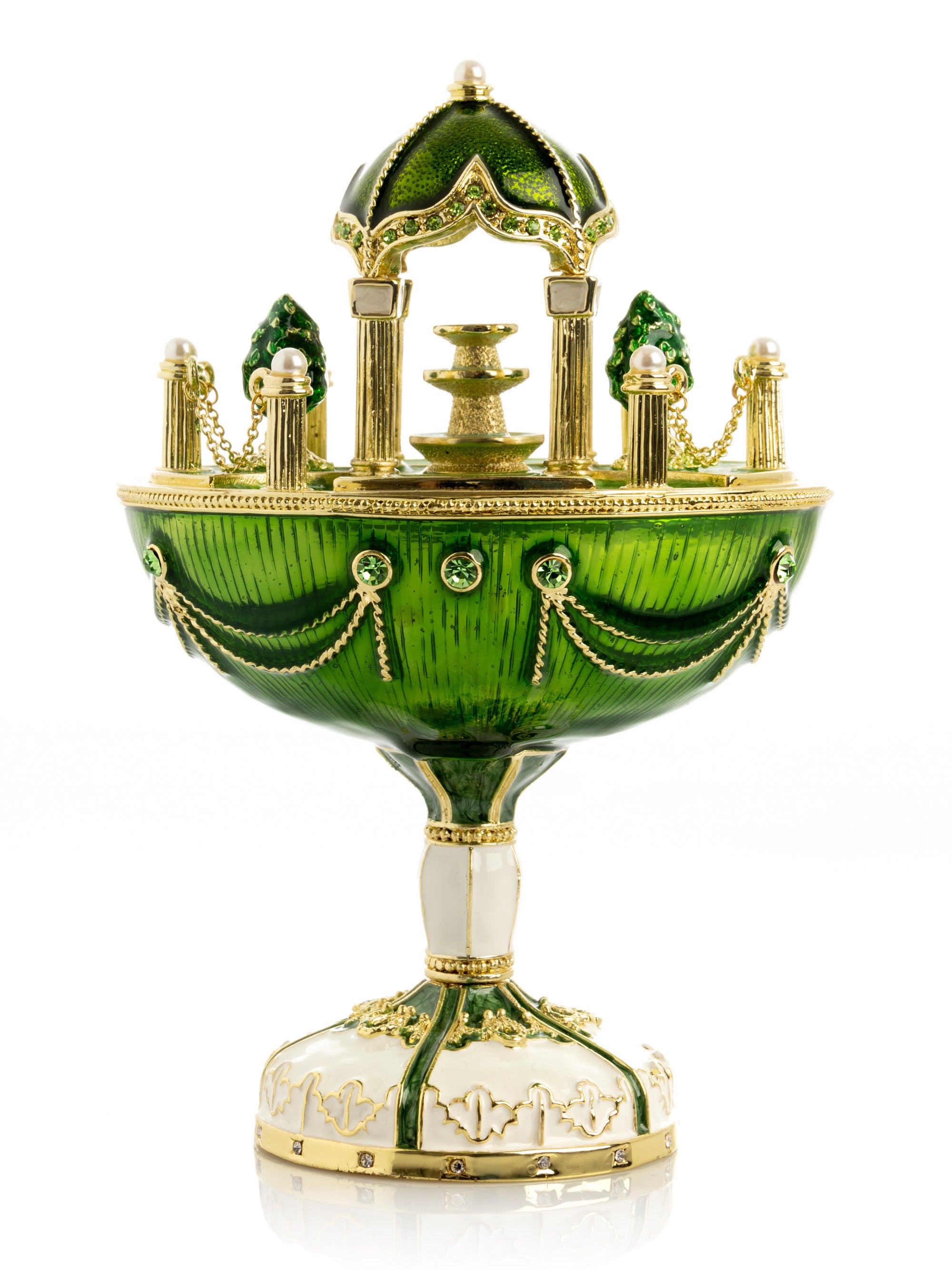 Garden Pavilion Design Cupola Fountain Green Egg Limited Edition of 25