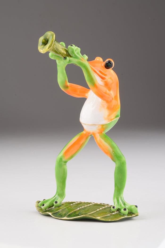 Trumpet Playing Frog