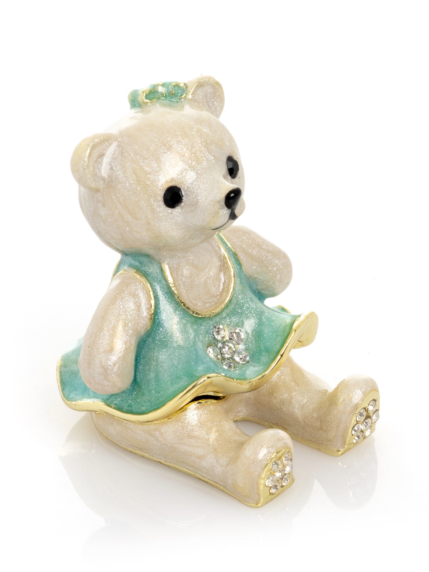 Teddy Bear with Turquoise Dress