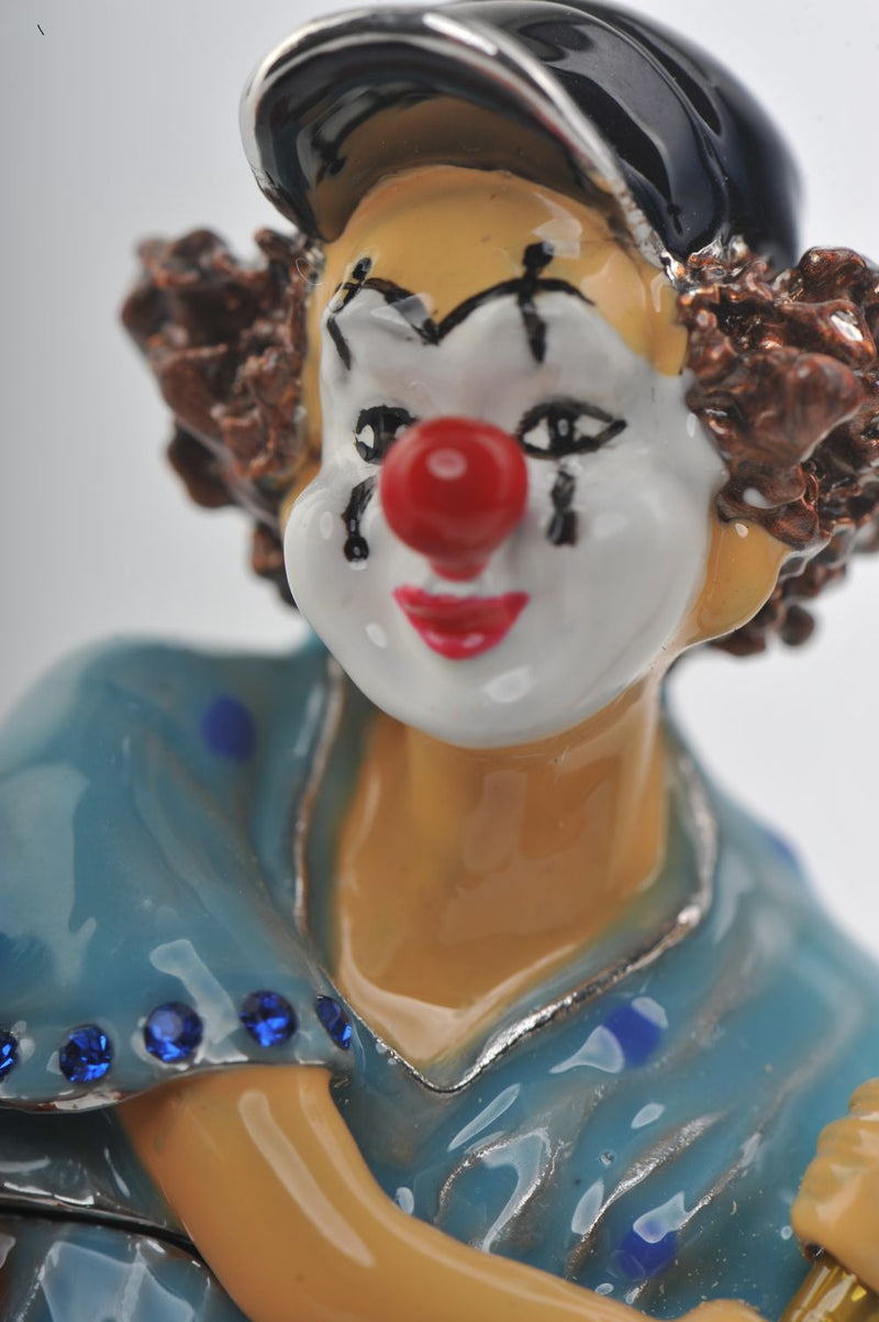 Circus Clown Playing Baseball