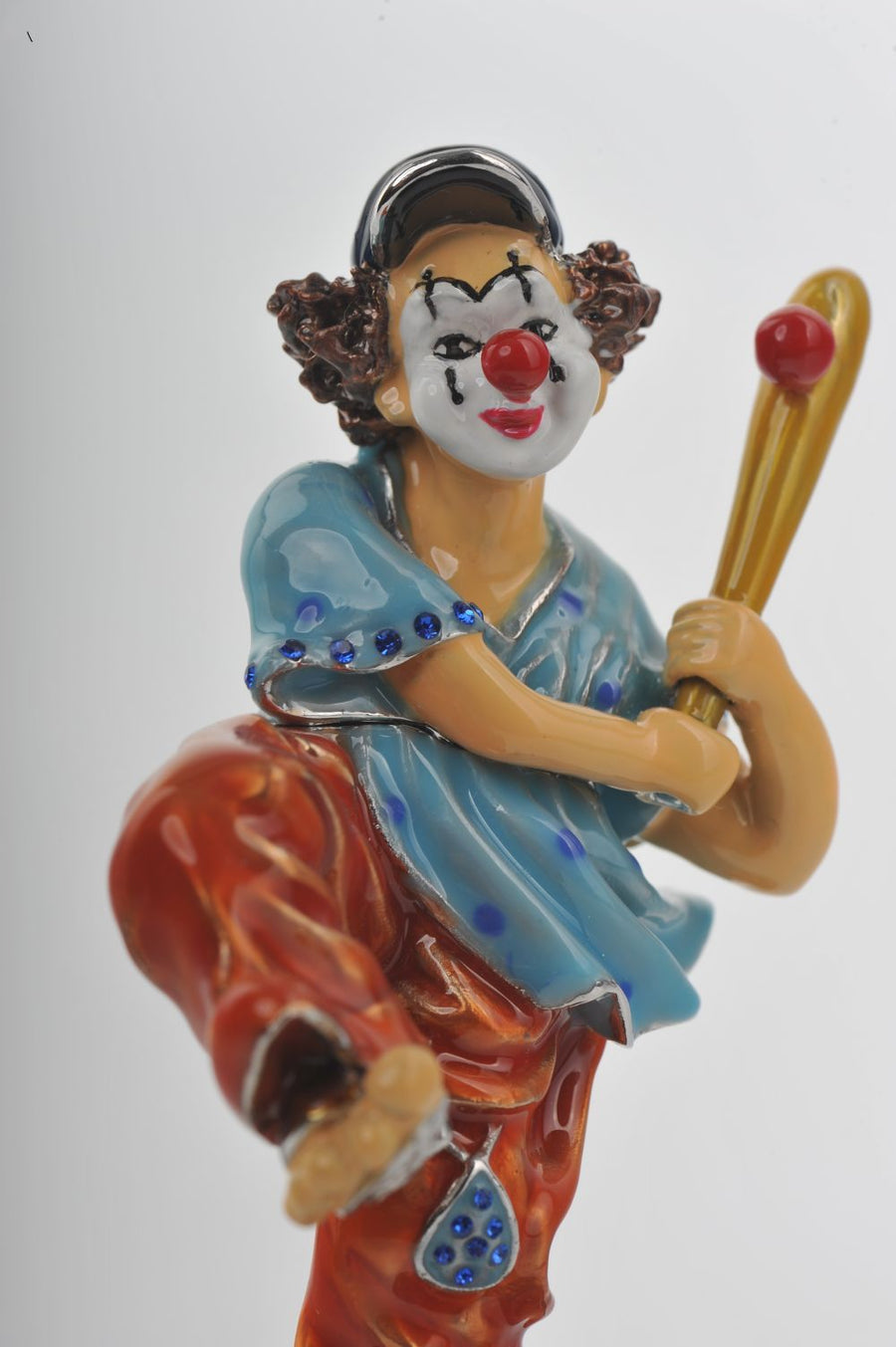 Circus Clown Playing Baseball