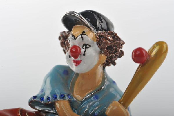 Circus Clown Playing Baseball