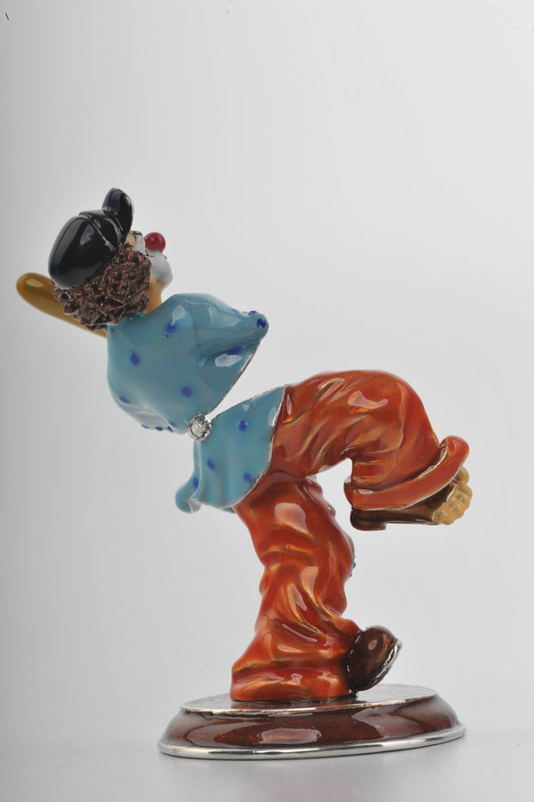 Circus Clown Playing Baseball