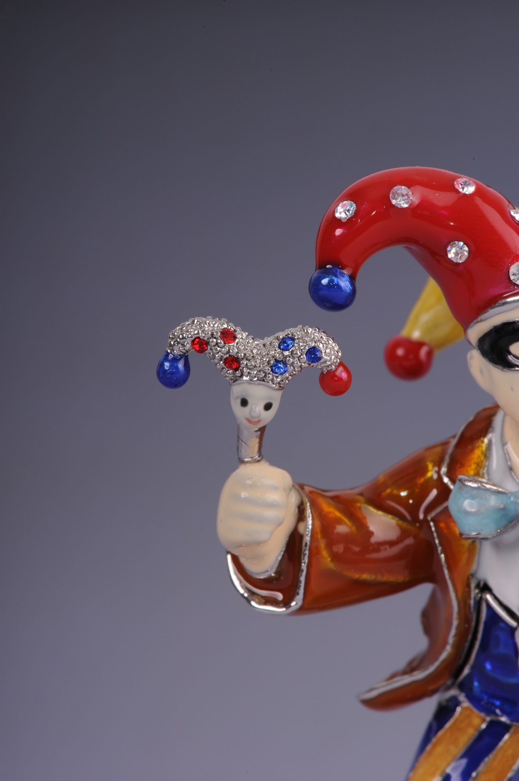 Colorful Jester with Clappers