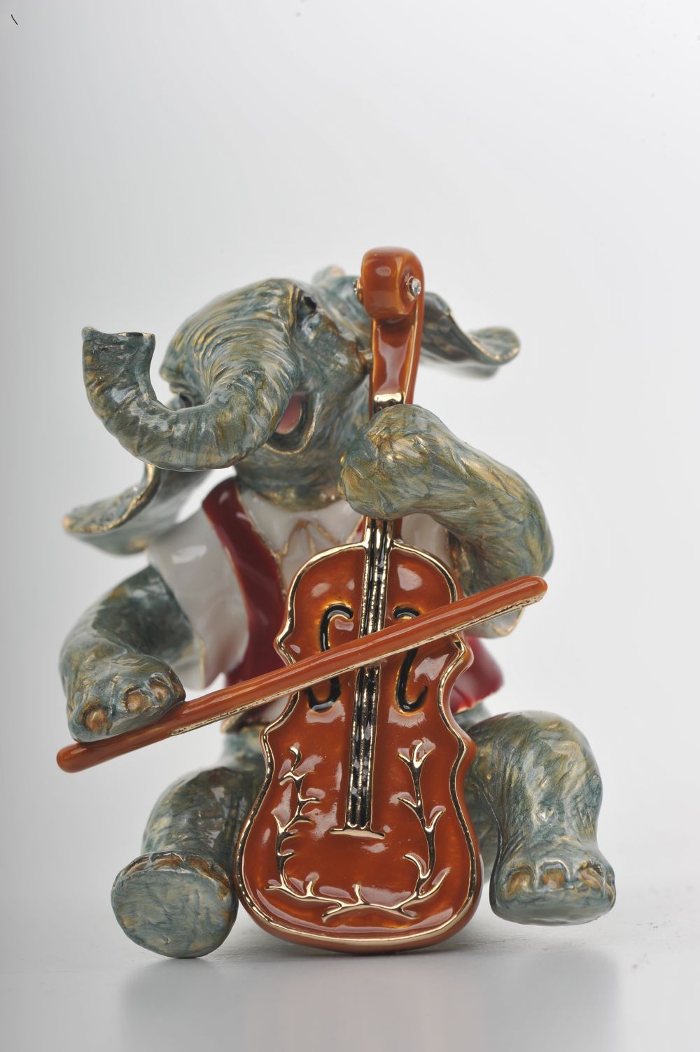 Elephant Playing the Cello