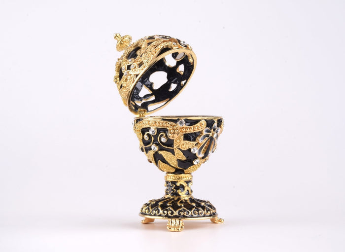 Gold & Black Faberge Egg