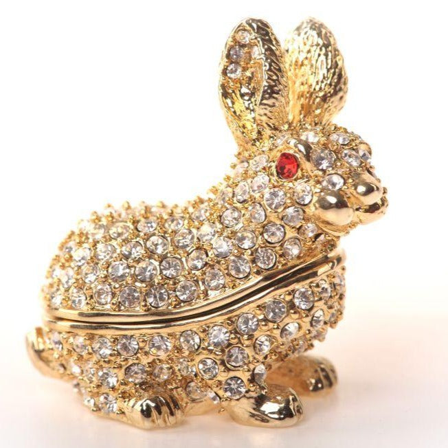 Golden Rabbit with Red Eyes
