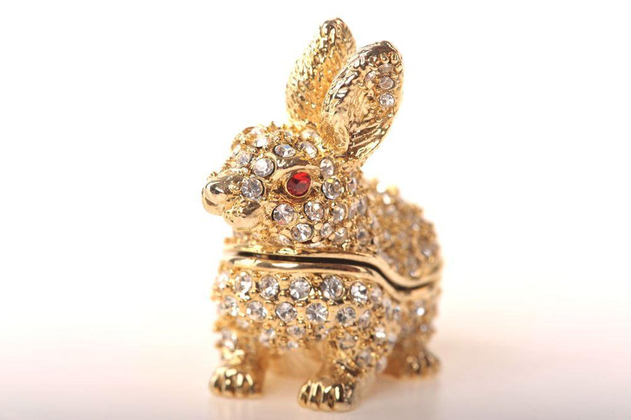 Golden Rabbit with Red Eyes