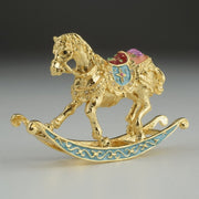 Golden Rocking Horse