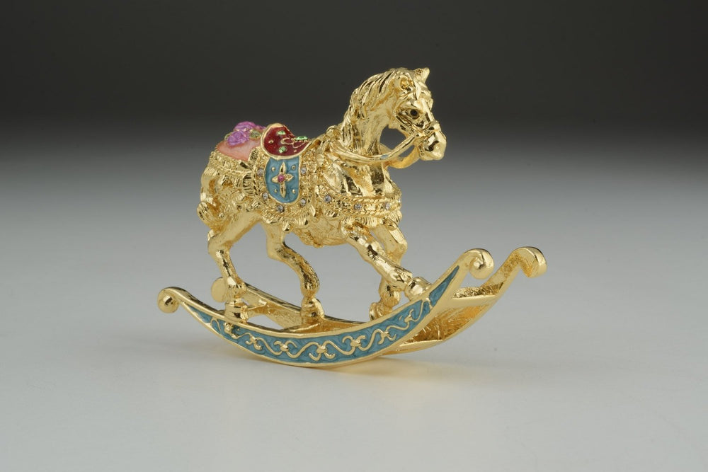 Golden Rocking Horse