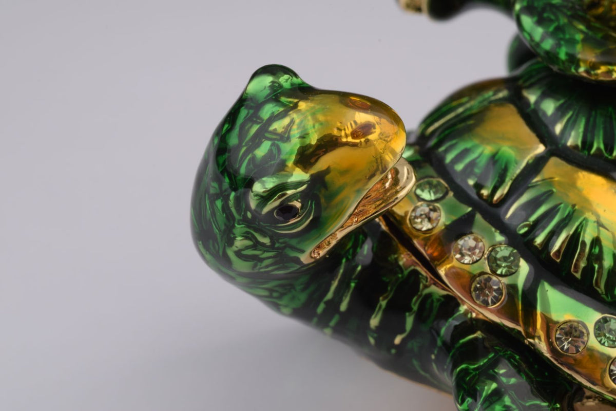 Green Turtle Mother and Son