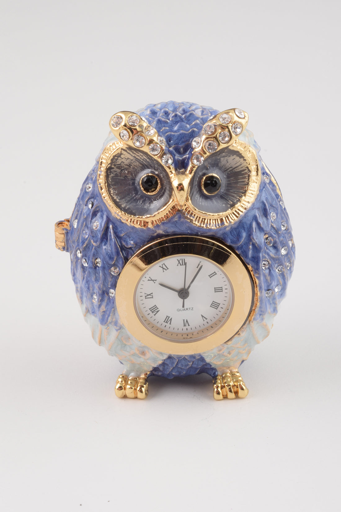 Blue Owl with Clock