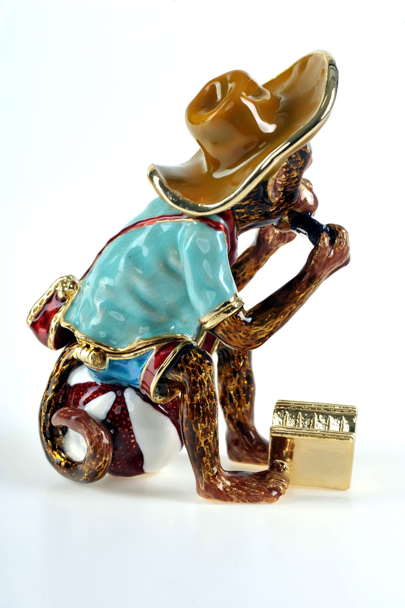 Monkey Playing the Harmonica