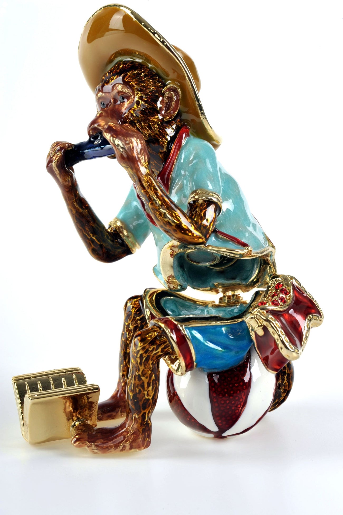 Monkey Playing the Harmonica