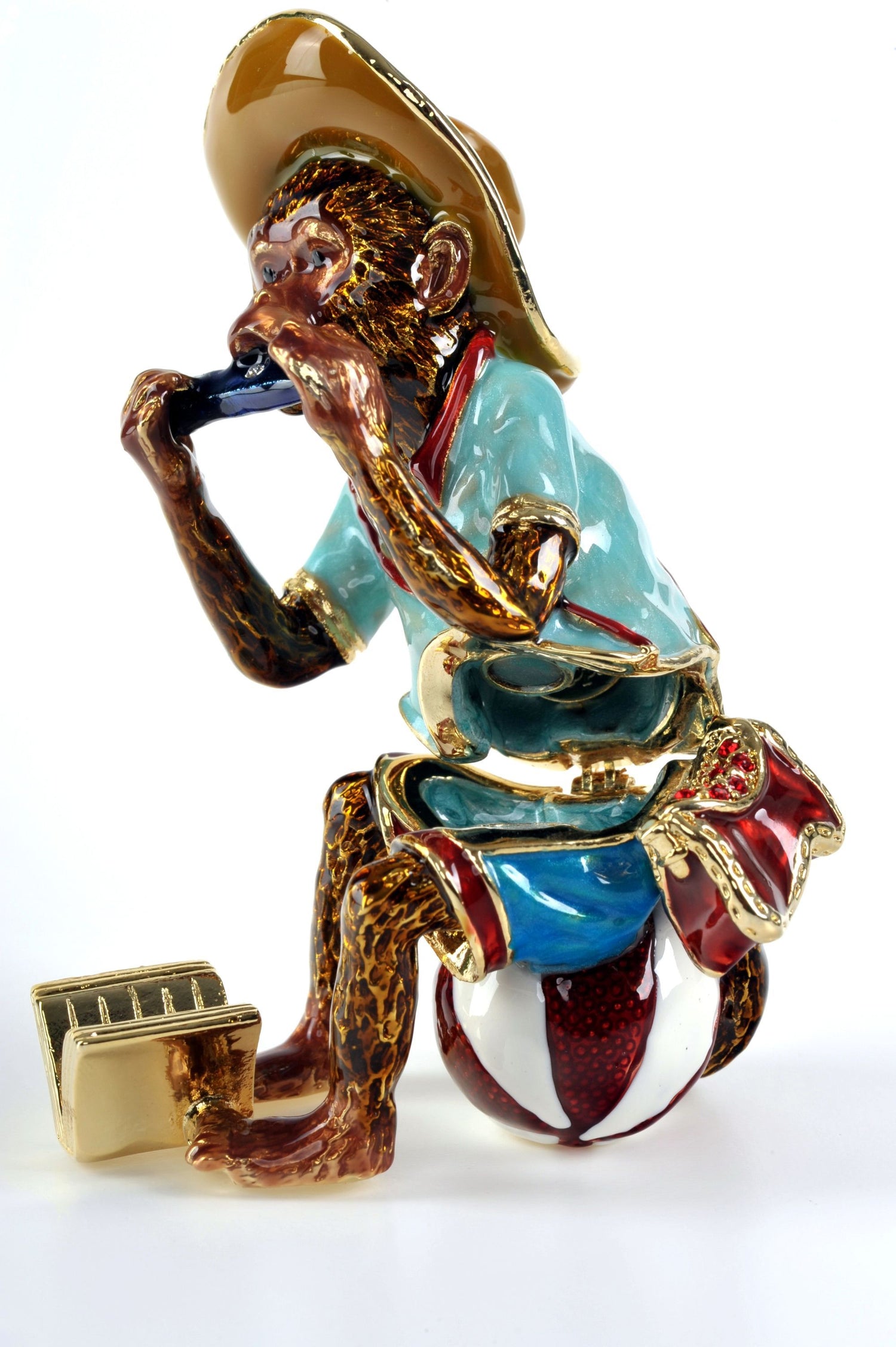 Monkey Playing the Harmonica