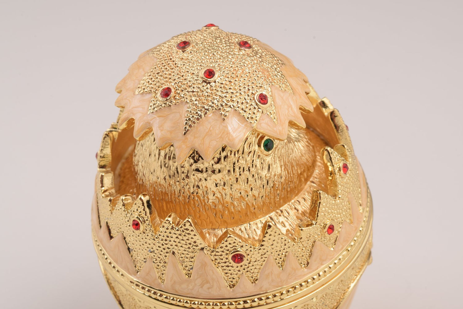 Pink Chicken in Egg Faberge Egg
