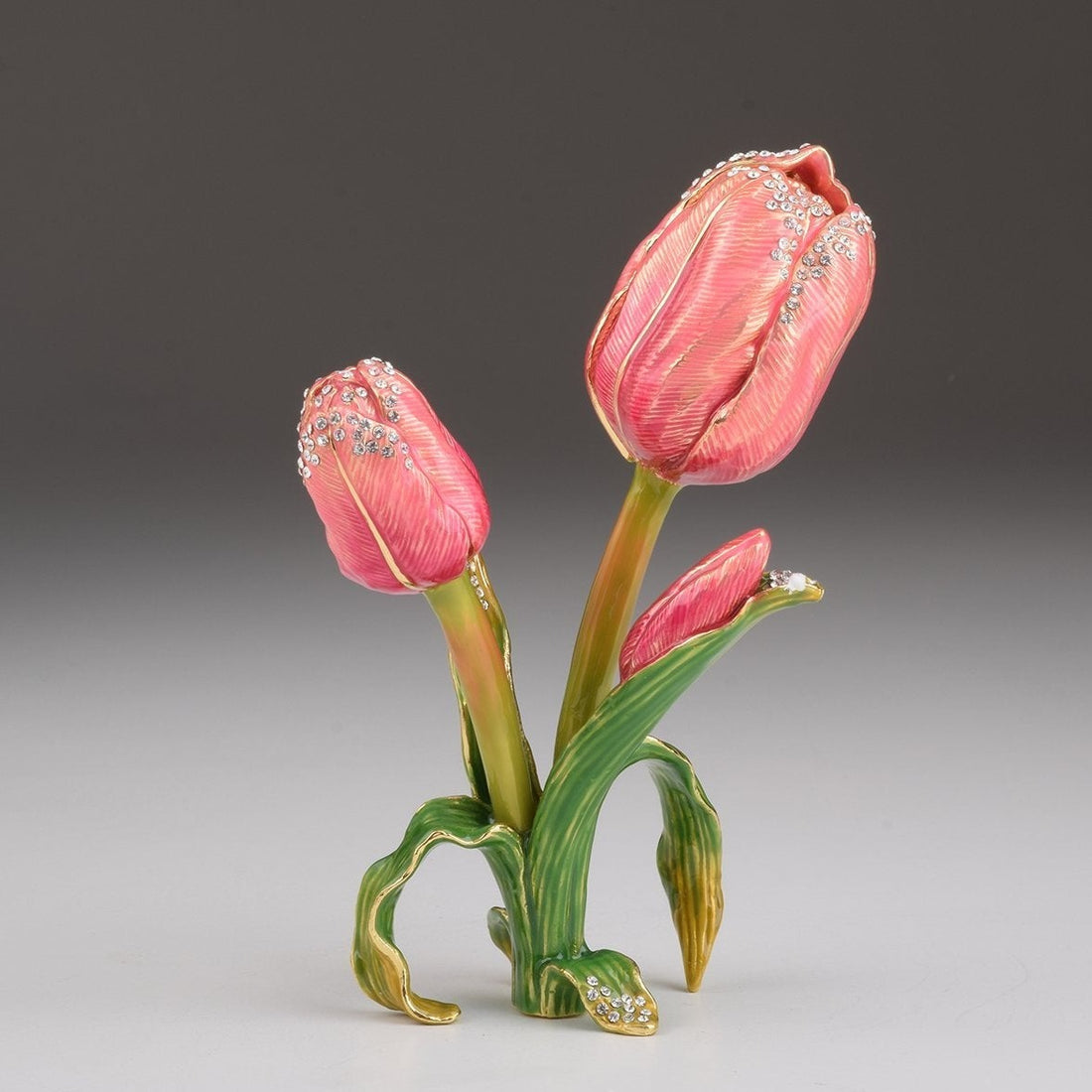 Pink Rose Trinket Box