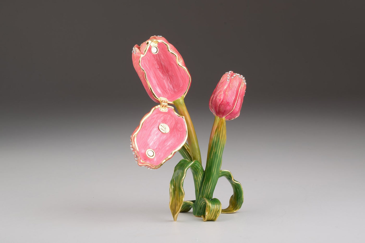 Pink Rose Trinket Box