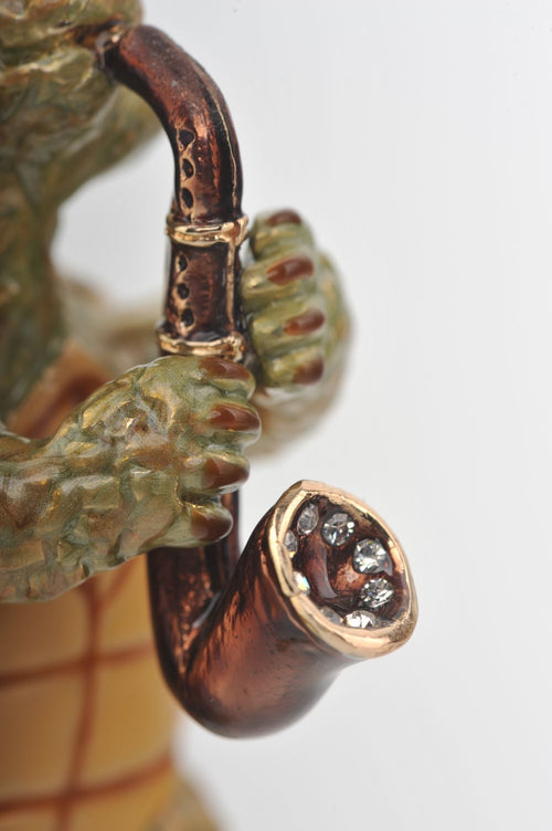 Turtle Playing the Saxophone