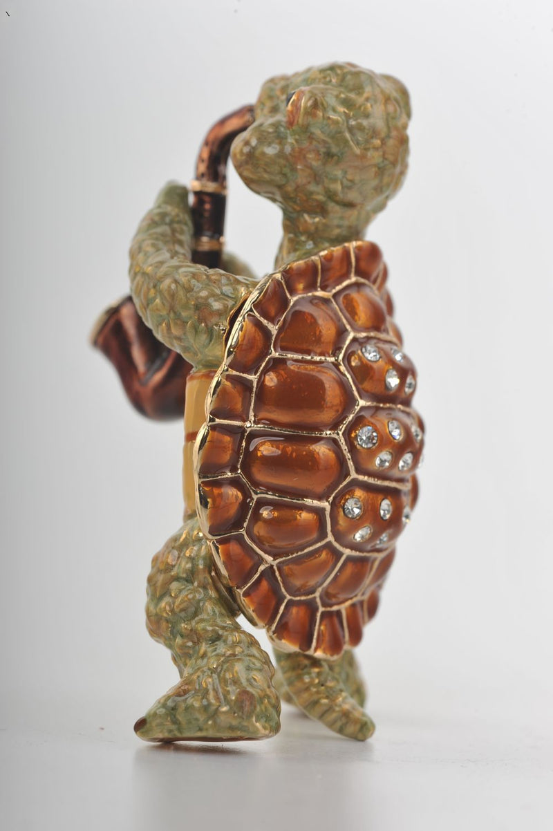 Turtle Playing the Saxophone