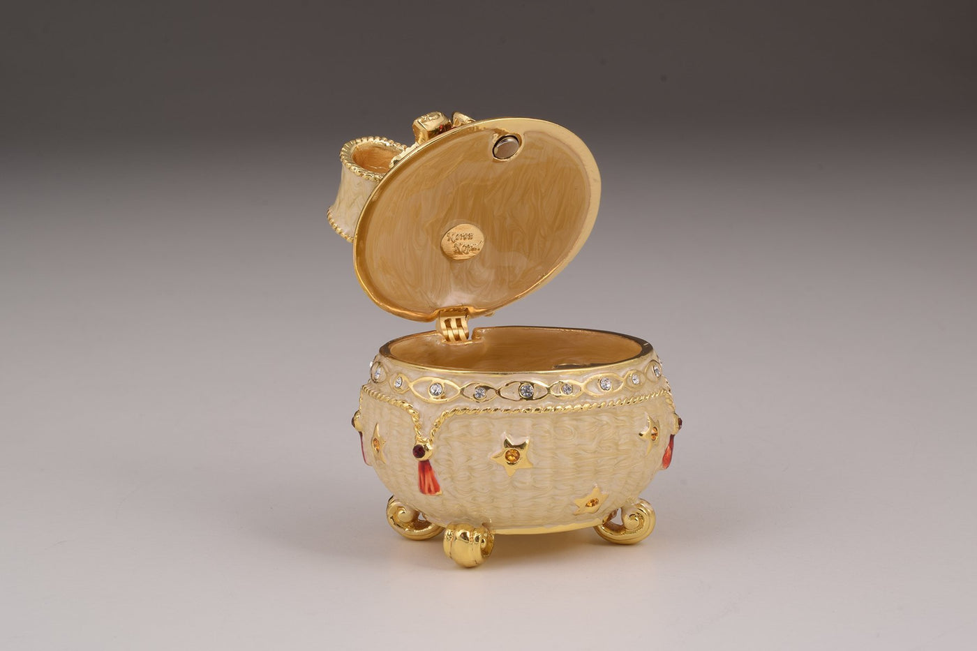 Yellow Trinket Box